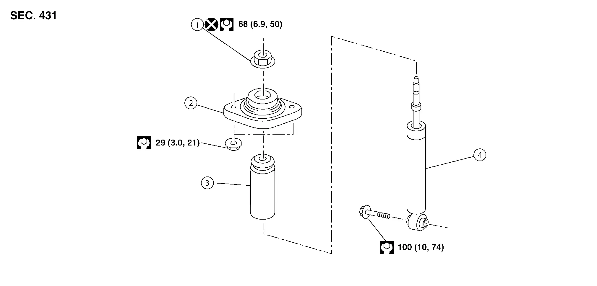 Nissan Pathfinder - Rear Suspension Member (Unit Removal and ...
